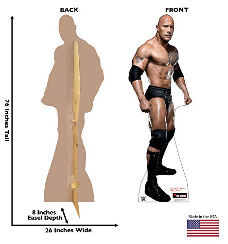 Cardboard People The Rock Life Size Cardboard Cutout Standup - WWE