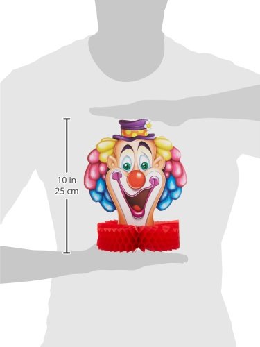 Beistle Clown Centerpiece, 10-Inch