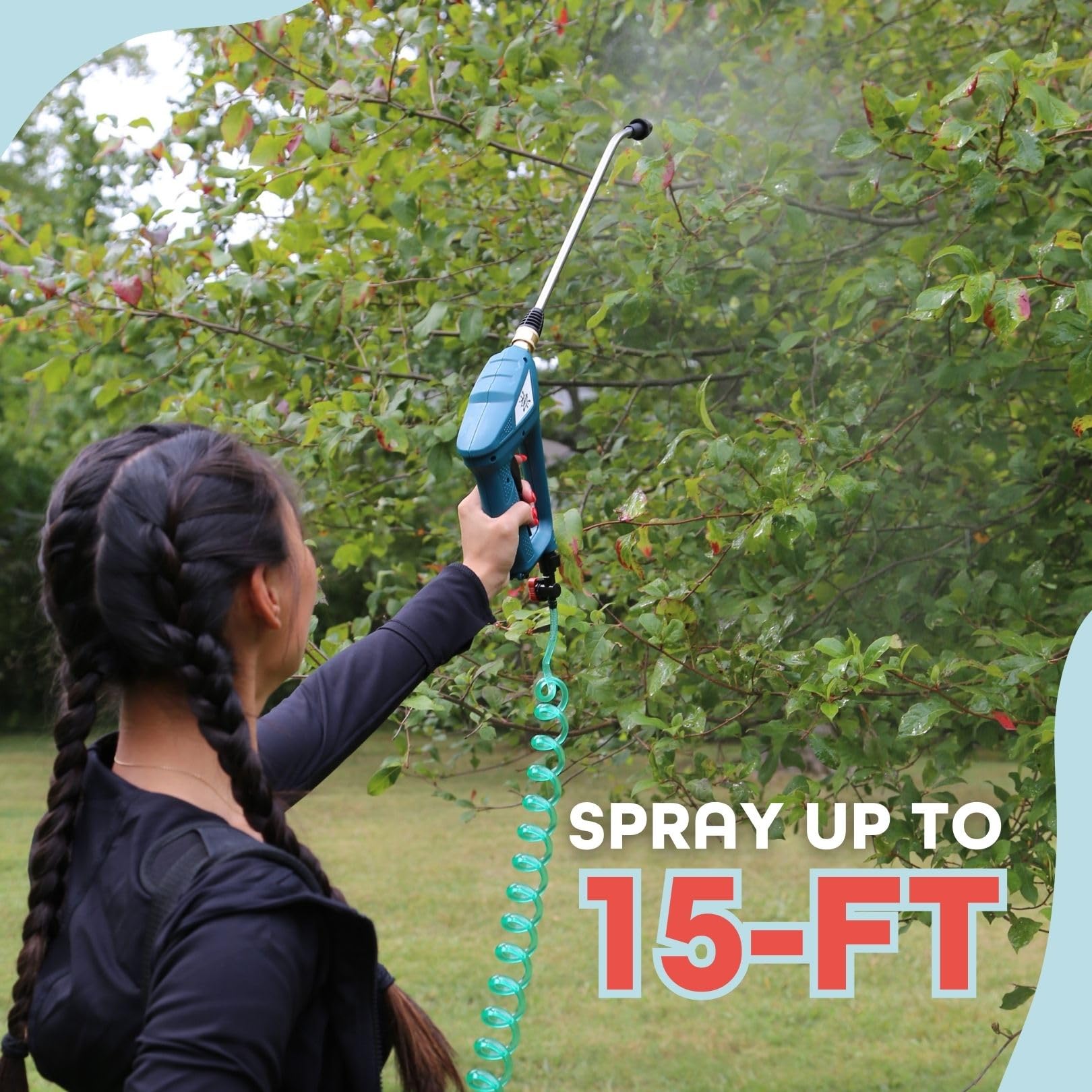 SprayMate Lil' Squirt Battery Powered Sprayer - Electric Portable Garden Sprayer - 1.3 Gallon