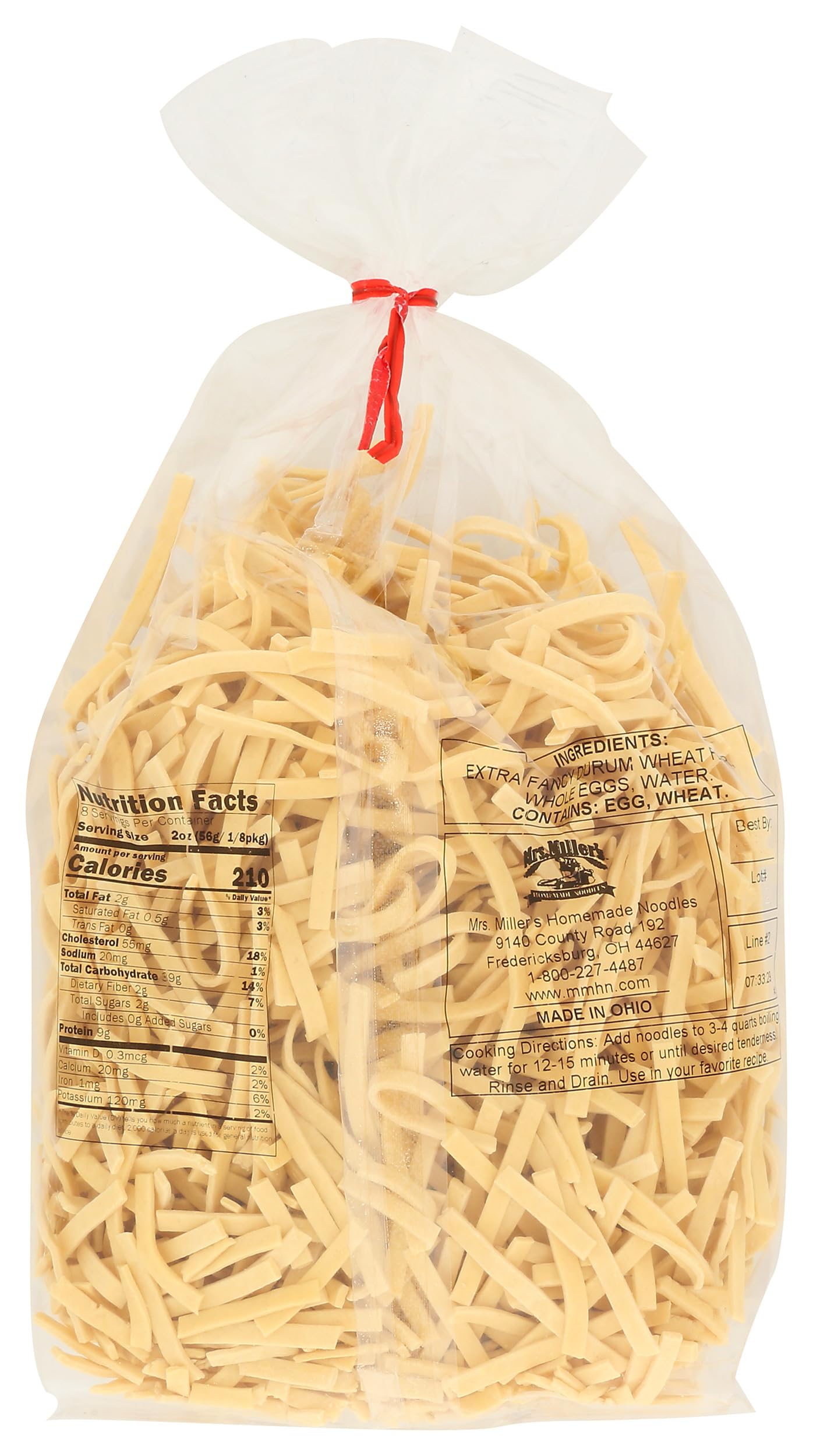 Mrs. Miller's Homemade Old Fashioned Egg Noodles, Kluski, 16 OZ (Pack of 1)