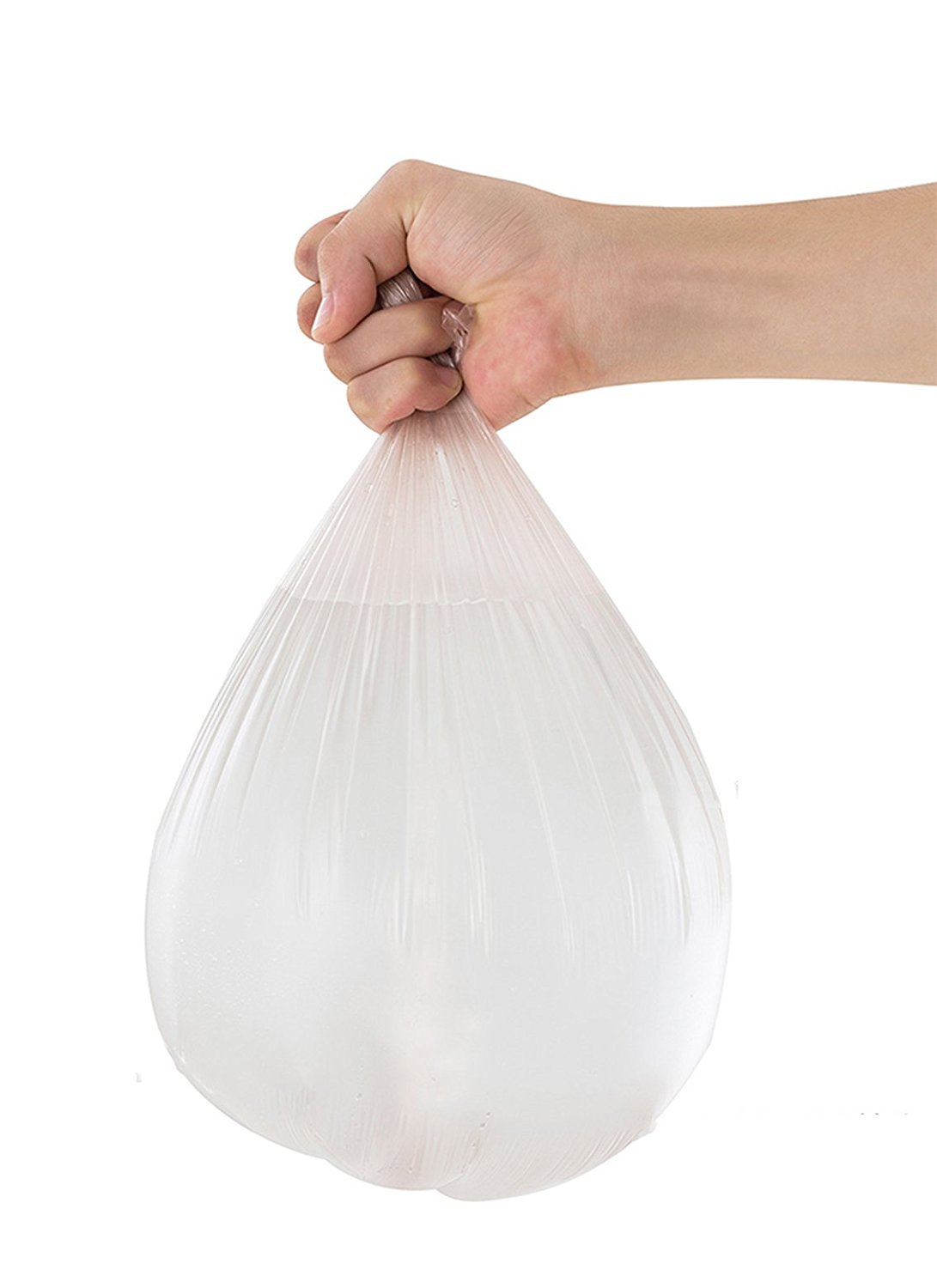Small Trash Bag,Gereen 1.6 Gallon Extra Strong Trash bag Garbage Bag Trash Can Liner (1.6 Gallon(120 Count), Clear)