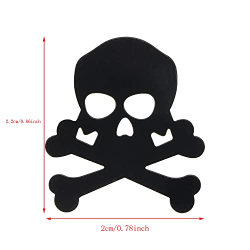 ONLYKXY 560pcs Halloween Party Confetti Black Skull Confetti for Halloween Party Table Confetti and DIY (Skull)