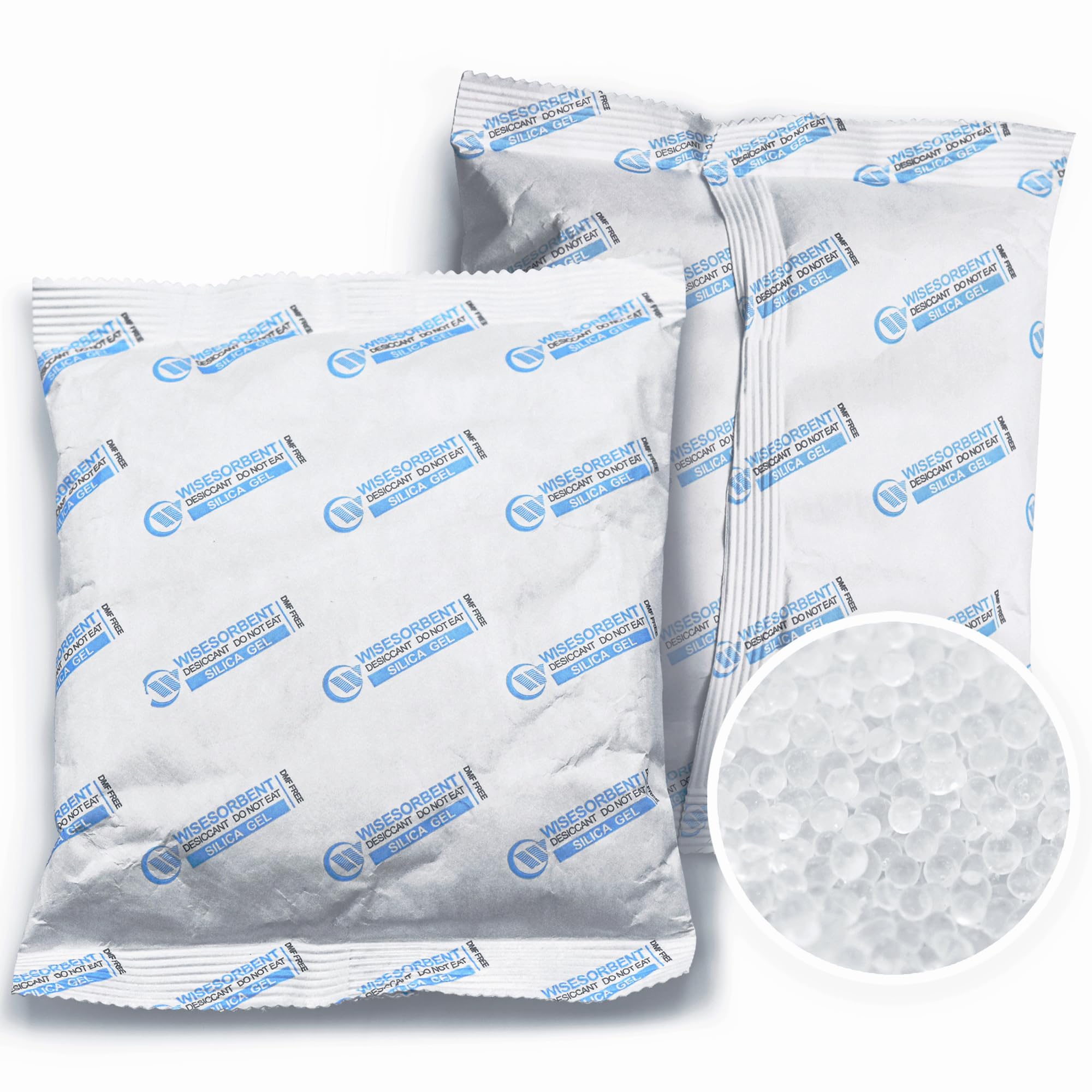 Wisesorb Silica Gel Packets, 300 Gram 1 Pack Silica Packets, Food Safe Dessicant Packs, Silica Gel for Food Storage