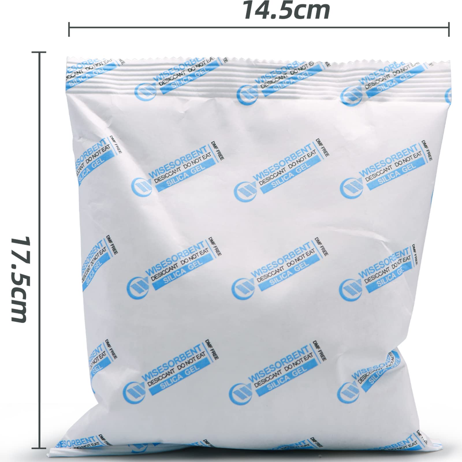 Wisesorb Silica Gel Packets, 300 Gram 1 Pack Silica Packets, Food Safe Dessicant Packs, Silica Gel for Food Storage