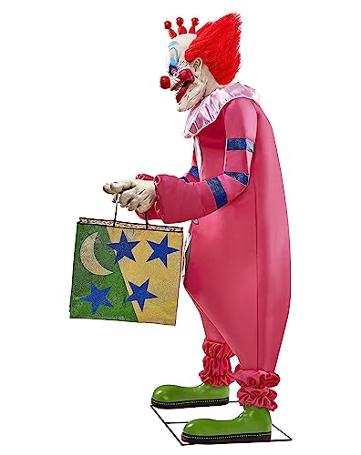 Spirit Halloween Killer Klowns from Outer Space 7.2 Ft Slim Animatronic | Officially Licensed | Decorations | Animated