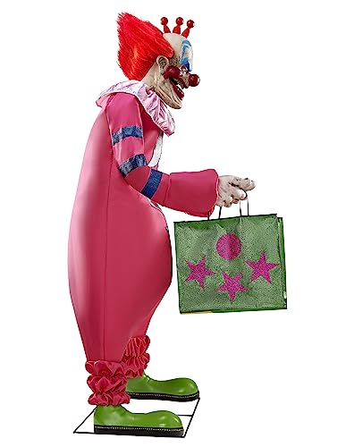 Spirit Halloween Killer Klowns from Outer Space 7.2 Ft Slim Animatronic | Officially Licensed | Decorations | Animated