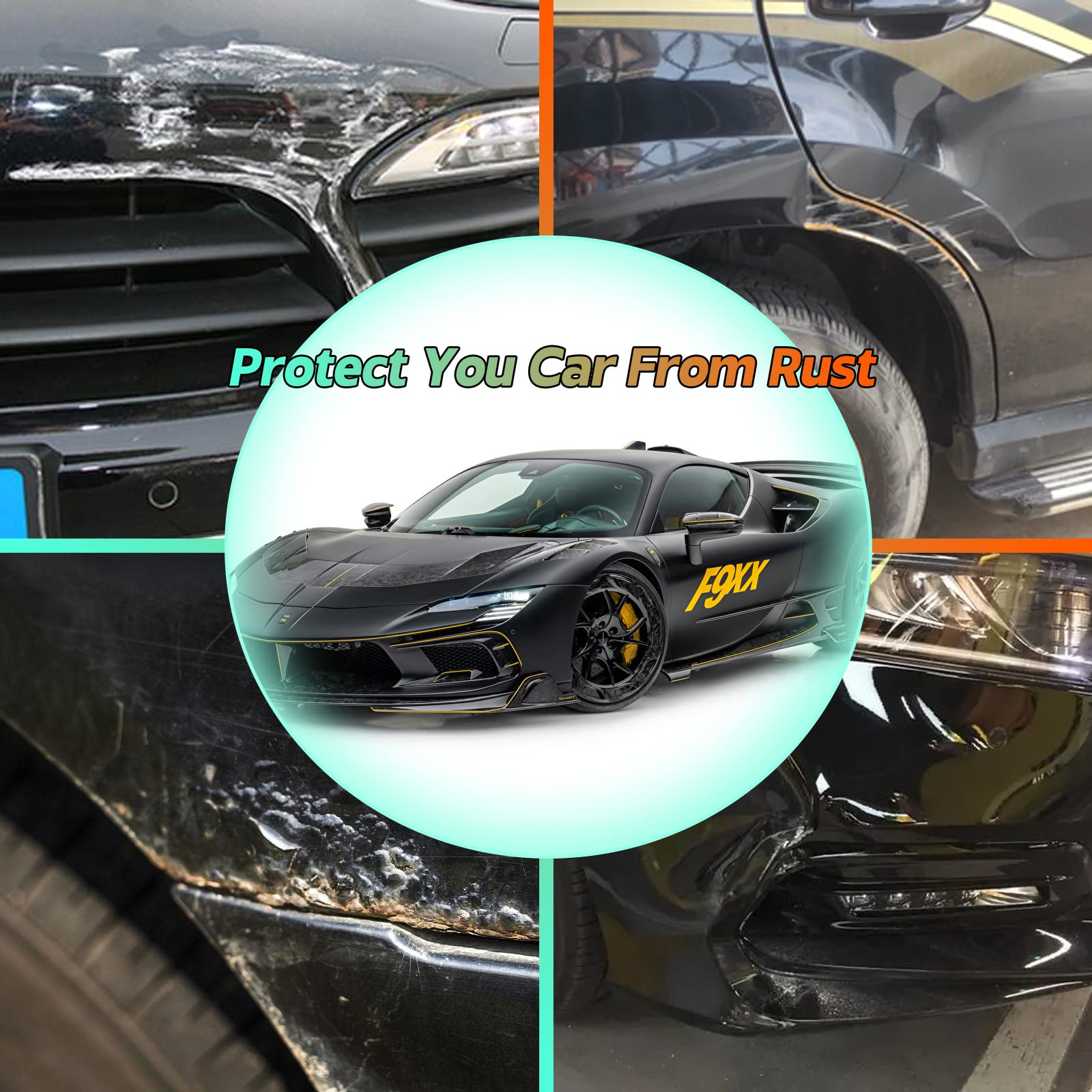 Touch Up Paint For Cars, Quick And Easy Car Auto Paint Touch Up For Car Scratch,Two-In-One Car Paint Scratch Repair, Car Scratch Remover For Deep Scratches, Car Automotive Touch Up Paint (Black)