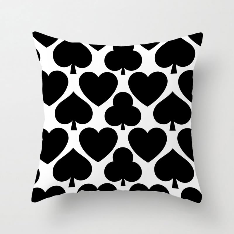 Throw Pillow Covers 18 X 18 Inch Set of 4 Cushion Decorative Square Pillow Cases for Couch Sofa Bed P-204