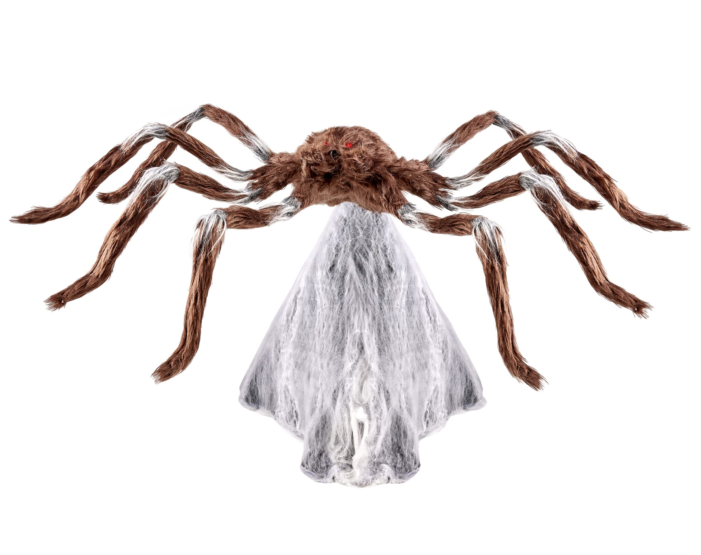 Spirit Halloween 21 Inch Brown Jumping Spider Animatronics - Decorations
