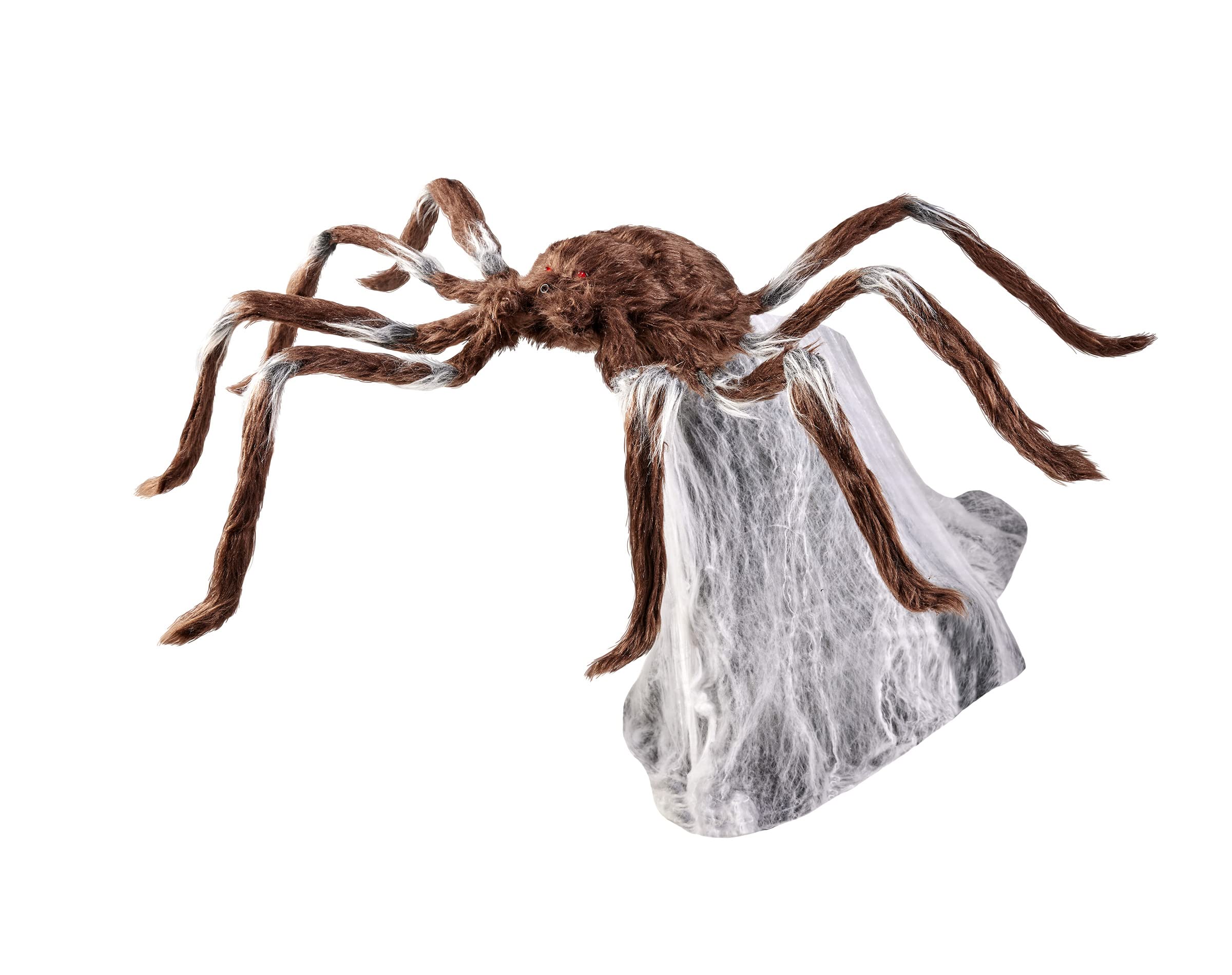 Spirit Halloween 21 Inch Brown Jumping Spider Animatronics - Decorations