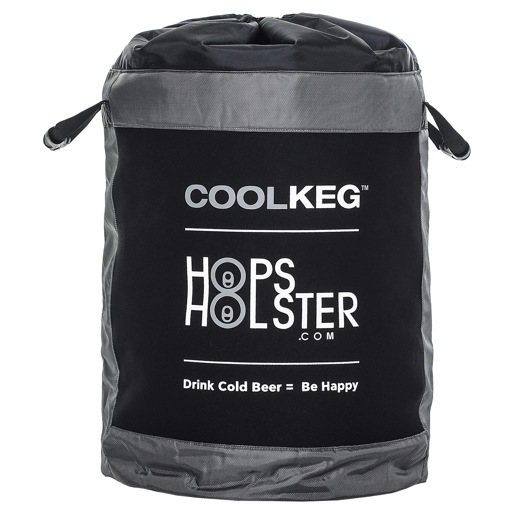 HopsHolster Cool Keg Sleeve Insulator Keg Insulation Plus Inside Pockets Hold Freeze and Ice Packs to Keeps Kegs Colder, Easy Transport Dual Reinforced Handles Provides Easy Transport and Cup Holder