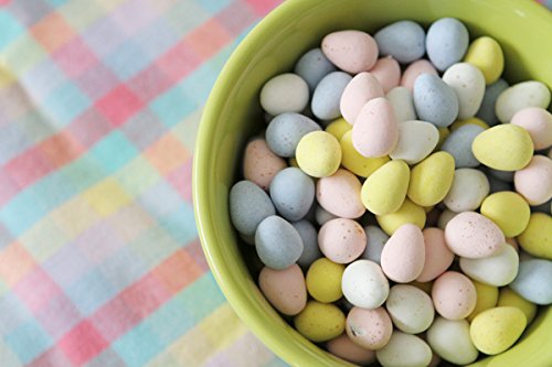 Mini Eggs Milk Chocolate Candy 5 Pounds Bulk, All Kosher Dairy Eggs With A Crisp Sugar Shell 5 lbs Bulk Egg Special Buy