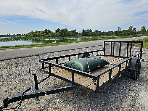Badger Tactical Heavy Duty 130 Gallon Water Bladder/Water Tank-Includes Brass Fittings for Quick Garden Hose Connection-Emergency Water Storage/Camping Gear/Survival Kit/Alternative to Water Barrel