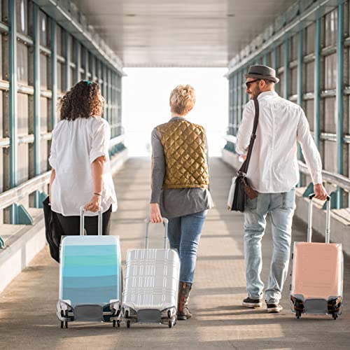 Mannikesi Luggage Cover Cloth Suitcase Cover Protector for Wheeled Suitcase (Clear PVC Cover, 20inch)