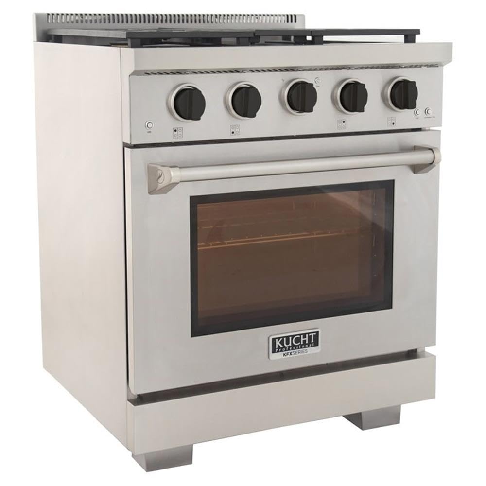 Kucht KFX300/LP-K Professional 30" Range, Tuxedo Black