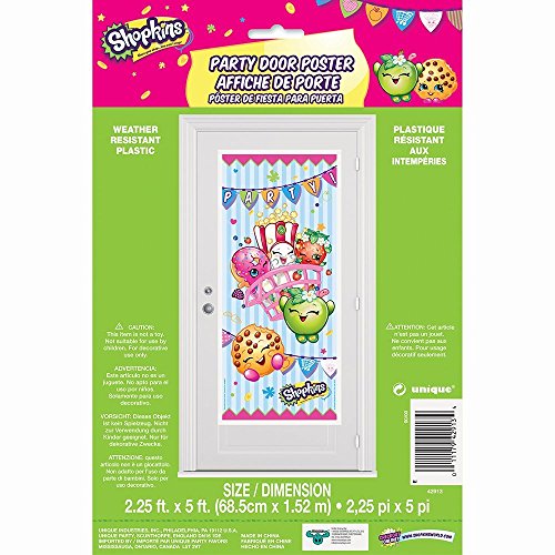 Shopkins Birthday Party Decorating Bundle ~Happy Birthday Banners and Door Poster.