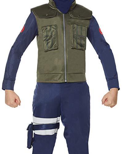 Spirit Halloween Kids Kakashi Naruto Costume | OFFICIALLY LICENSED - M