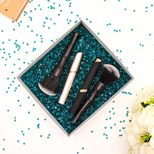Miraise 10000 Acrylic Crystals Diamonds Confetti Scatter Crystals Wedding Scatter Table Home Decoration 4.5mm (Teal Blue)…