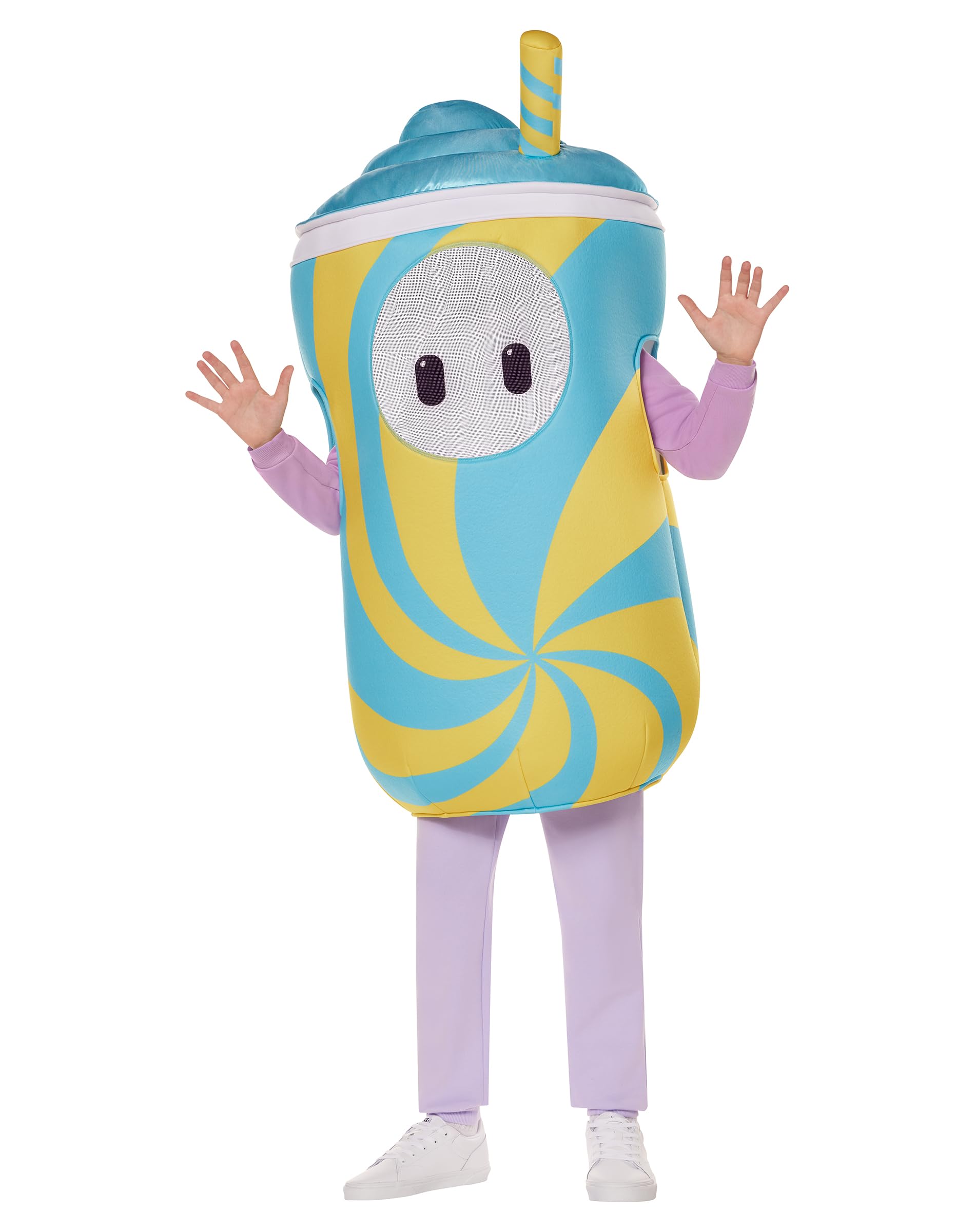 Spirit Halloween Fall Guys Kids Blue Freeze Costume | Officially Licensed | One Size Fits Most | Gaming Costumes for Children