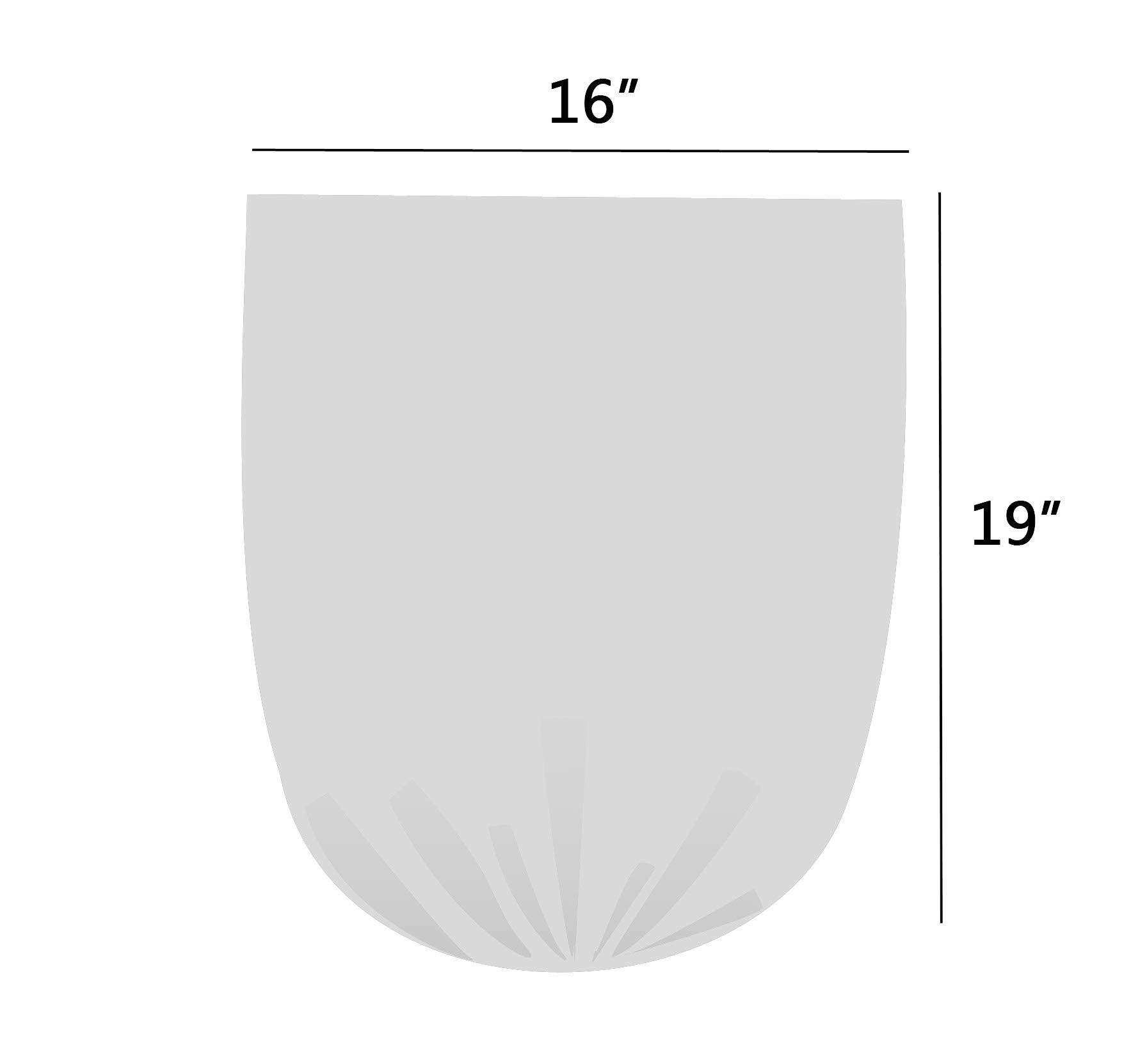 Dehouse 1.5 Gallon Clear Small Trash Bag, 225 Counts, F