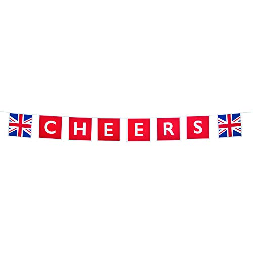 Fun Express - British Party Garland for Party - Party Decor - Hanging Decor - Garland - Party - 1 Piece