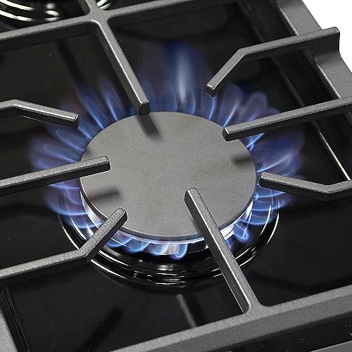 KOSTCH 36 inch Professional Freestanding Pro-Style Natural Gas Range or Liquid Propane Gas Range with 6 Burners, 6.0 cu.ft. Oven Capacity, in Stainless Steel - KOS-36RG03M (Red)