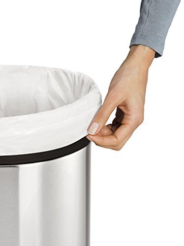 simplehuman Custom Fit Trash Can Liner B, 6 Liters / 1.6 Gallons, 30-Count (Pack of 2)