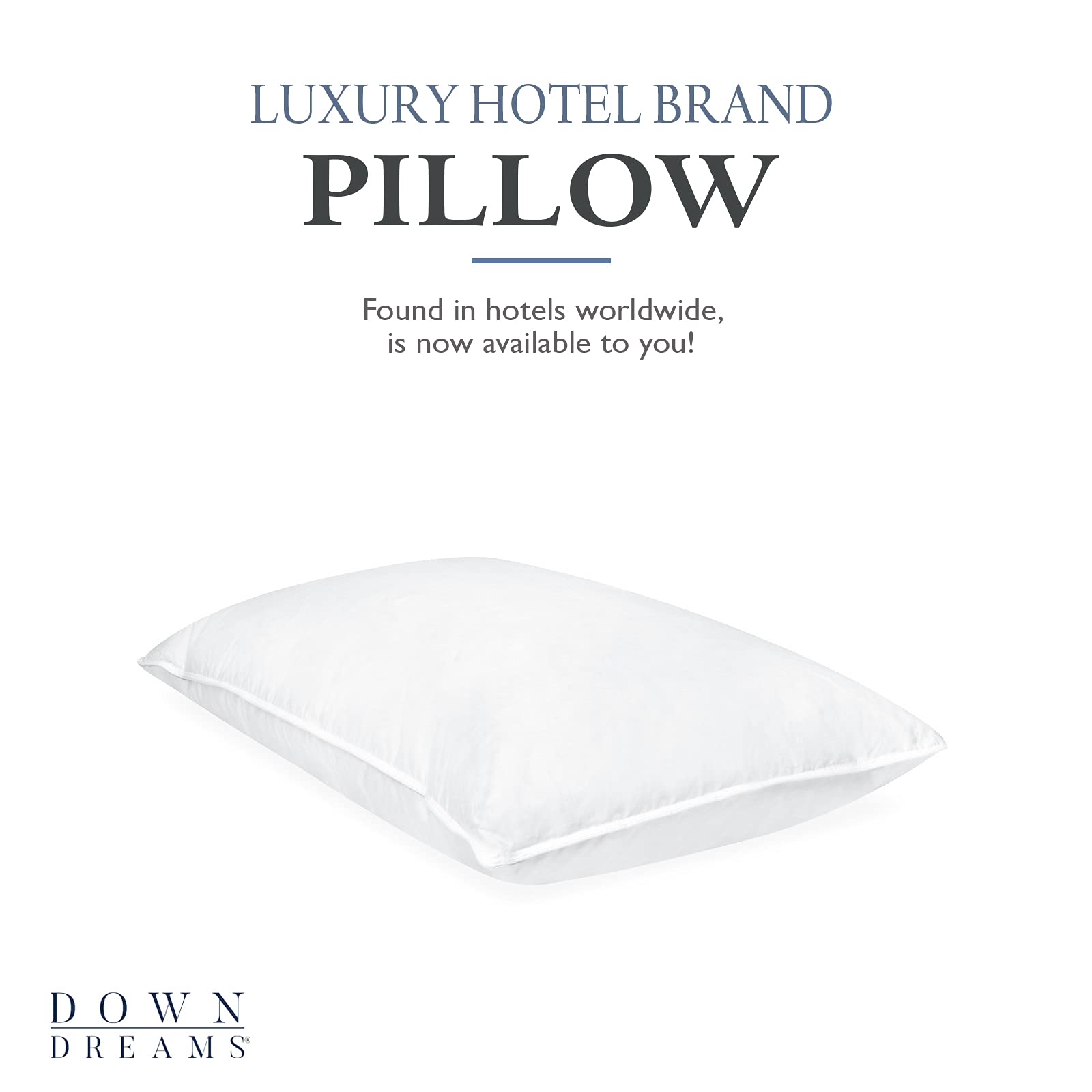 Down Dreams Manchester Mills Classic Pillows - Queen/Firm Support 2-Pack