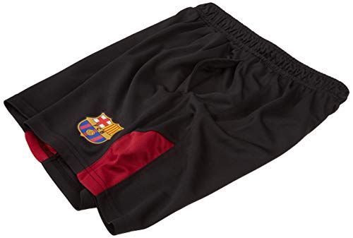Spanish Primera Liga Barcelona Boys Soccer Shorts, Black, Large