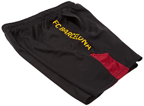 Spanish Primera Liga Barcelona Boys Soccer Shorts, Black, Large
