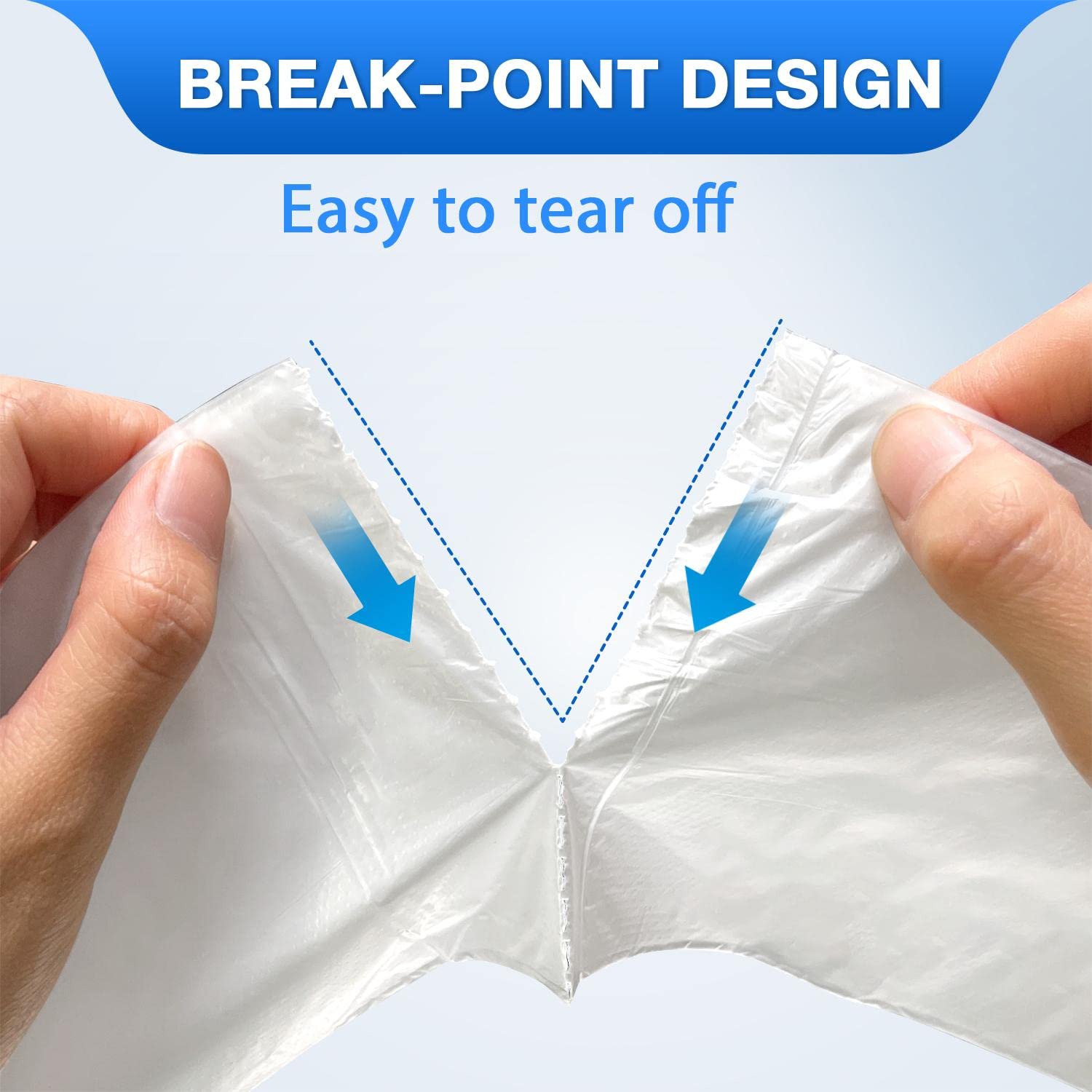 Charmount 1.2 Gallon Small Trash Bags, 200 Count Garbage Bags Bathroom Trash Can Liners,fit 4.5-5 Liter Clear … …