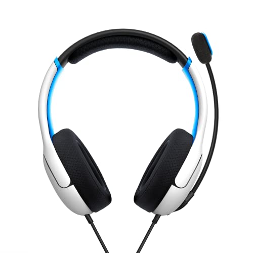 PDP Gaming AIRLITE Xbox Headset with Microphone, Series X|S/Xbox One/PC/Windows, Lightweight Stereo Headphones, Wired Power, Noise-Cancelling mic- Ion White (Only at Amazon)