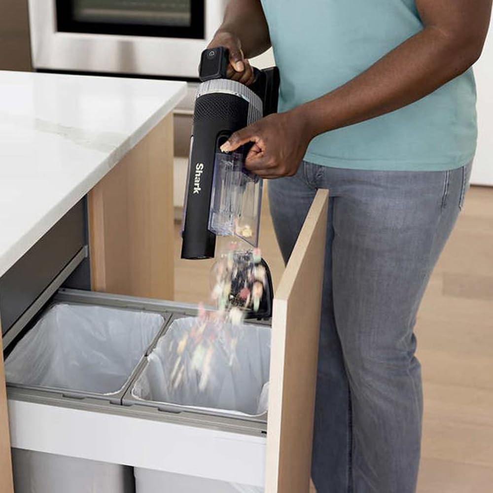 Shark UZ865H Cordless Stick Vacuum with Clean Sense IQ includes Bonus VM200 Pro Cordless Hard Floor Vacuum Mop (Renewed)