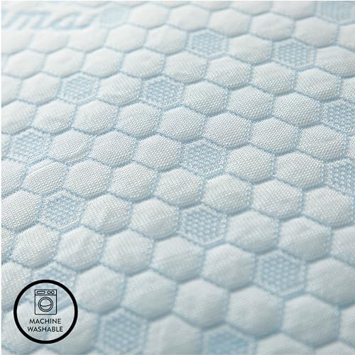 Dearfoams Cool Knit Nylon Infused Bed Pillows, Standard/Queen Size 20"x28", 2 Count