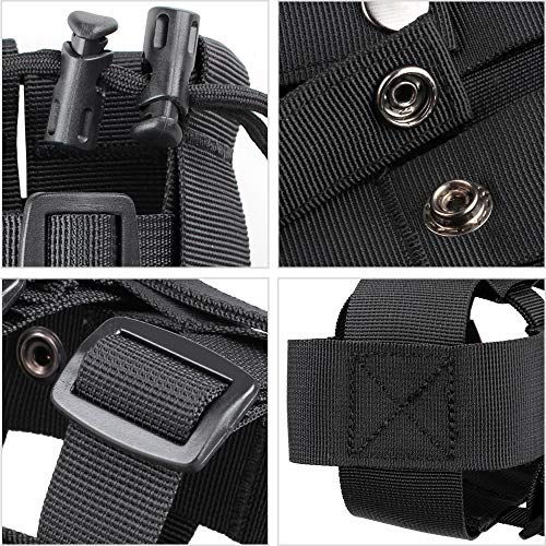 WYNEX Tactical Water Bottle Pouch of Weave Design, MOLLE Bottle Holder Kettle Pouches Hydration Carrier Bag, Adjustable H20 Bottle Holster Waist Pack for Hydro Flask, Nalgene, Contigo Bottle