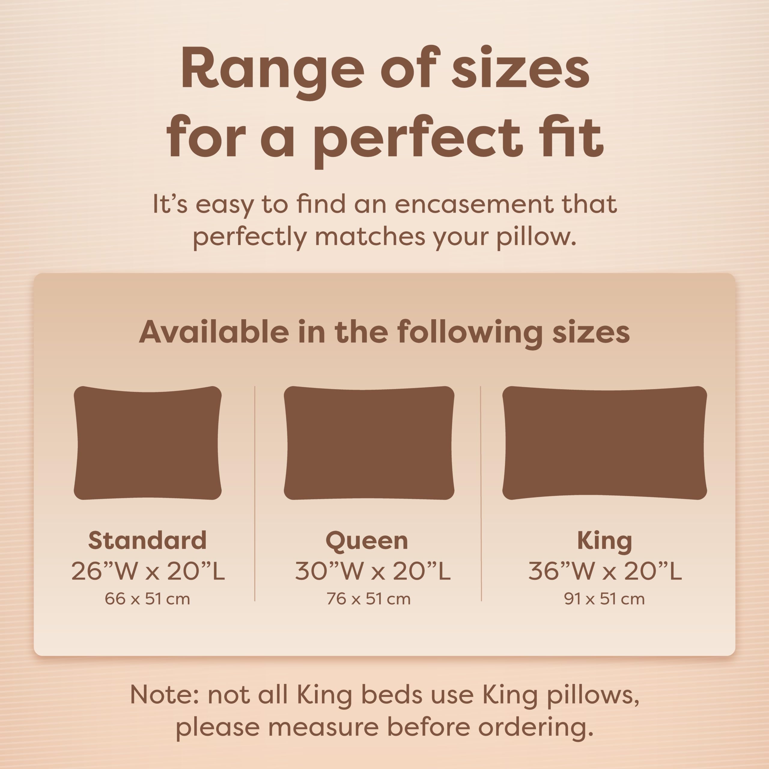 HOSPITOLOGY PRODUCTS Pillow Encasement- Zippered Bed Bug Dust Mite Proof Hypoallergenic - Sleep Defense System - Standard - Waterproof - Set of 2-20" H x 26" W