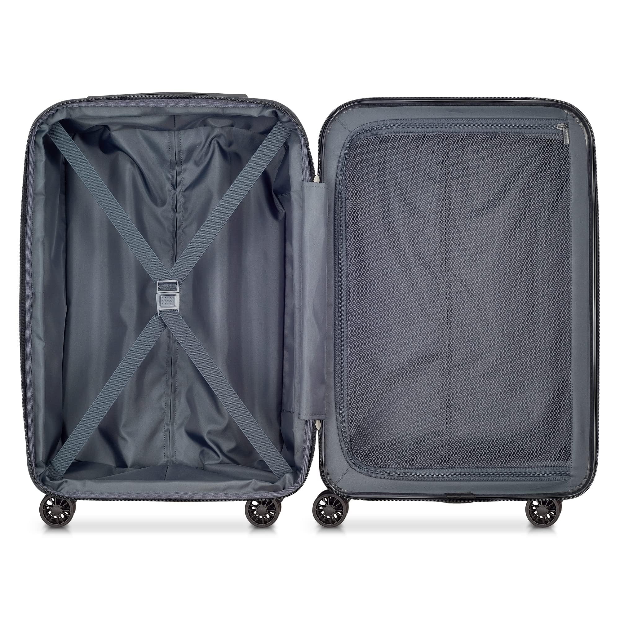 DELSEY PARIS Helium Aero Hardside Expandable Luggage with Spinner Wheels, Peony Pink, 2-Piece Set (21/25)