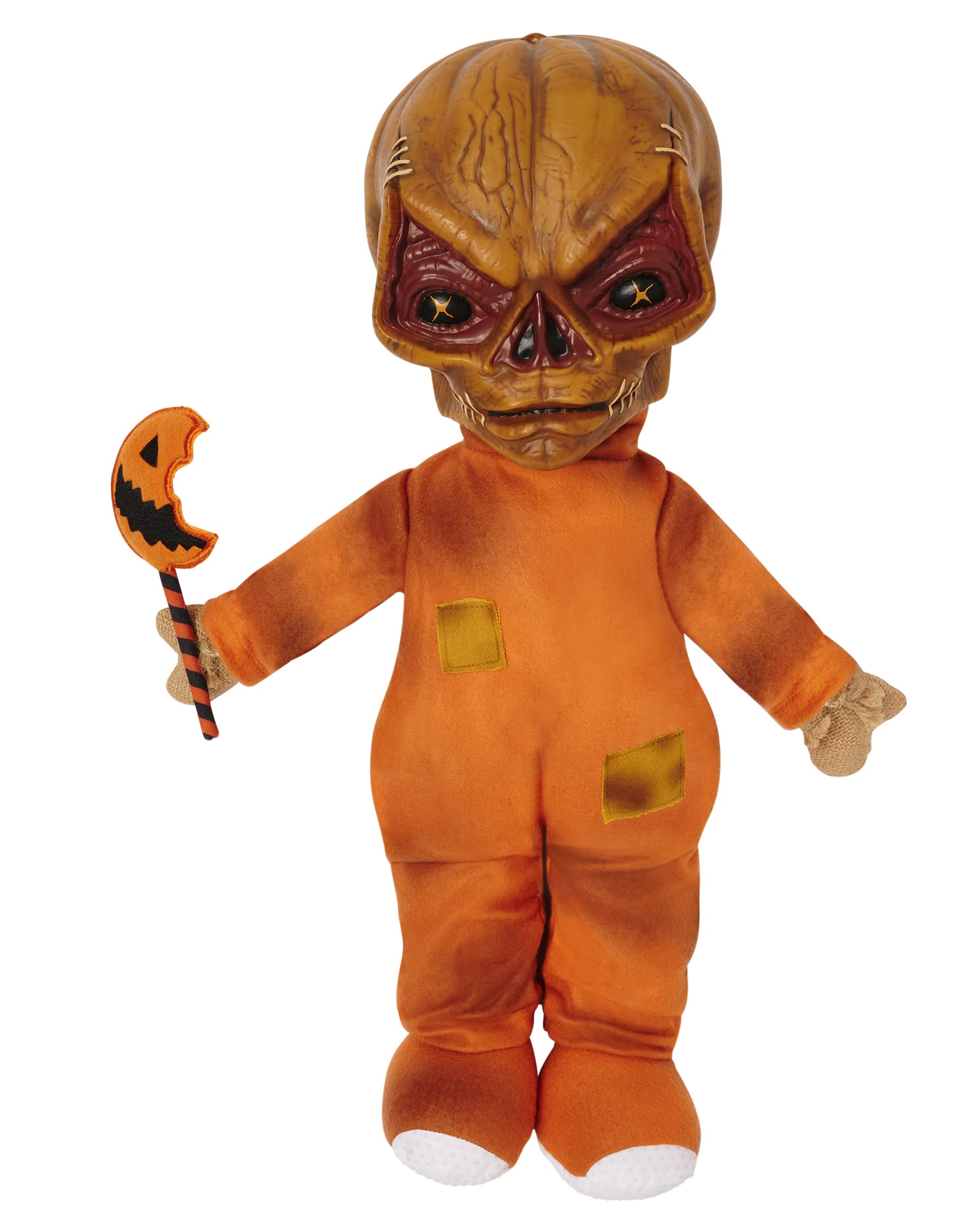 Spirit Halloween Trick r’ Treat Unmasked Sam Plush | Officially Licensed | Horror Décor | Halloween Decoration | Indoor Decor