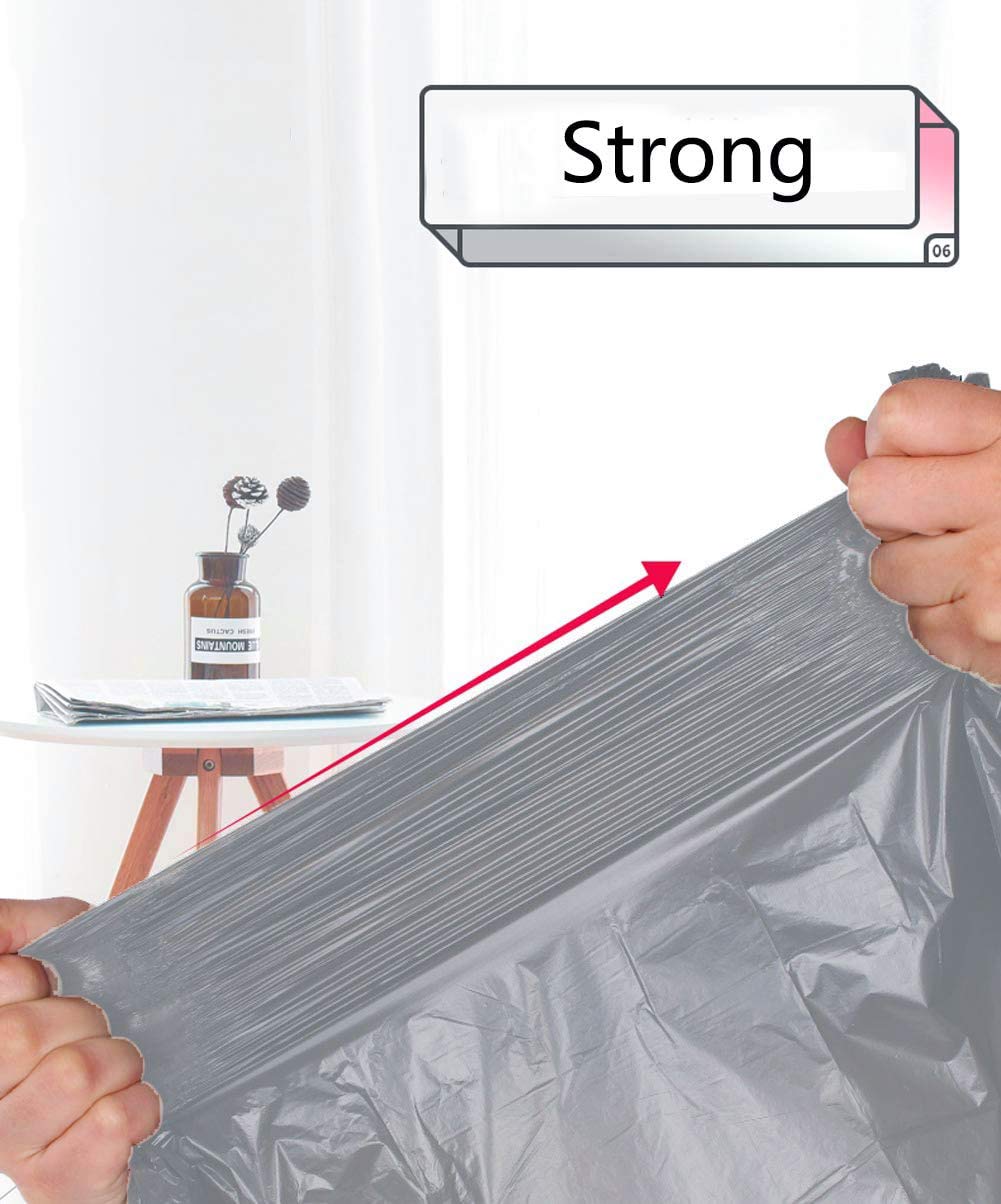 Small Trash bag,Gereen 1.6 Gallon Drawstring Trash bag Garbage Bag Trash Can Liner,Extra Strong 120 Counts for Home,Office,Car