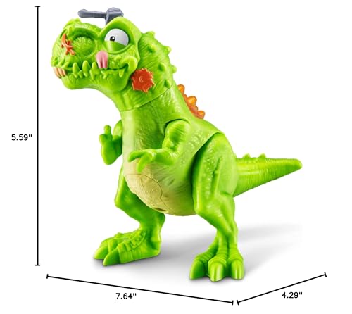 Smashers Mini Jurassic Light Up Dino Egg (T-Rex) by ZURU Collectible Egg, Volcano Slime, Fossil Toy, Dinosaur Toys, T-Rex Toy for Boys and Kids