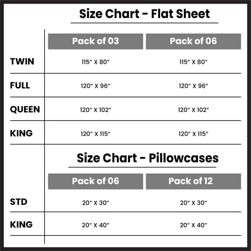 Bulk Pillow Cases Standard Size, Arctic White Cotton-Rich Queen Pillowcases, Sateen, Ultra-Soft, Wrinkle-Resistant, Hotel, Spas, Salons, Hospital - Standard Pillowcases - Grand Estate Hotel