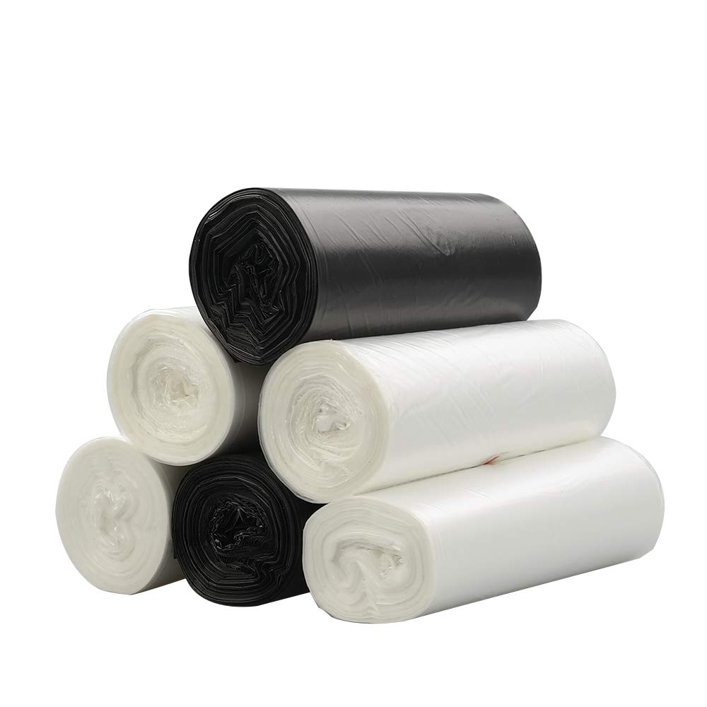 Nicesh 1.6 Gallon Trash Can Liners,150 Counts, BCW