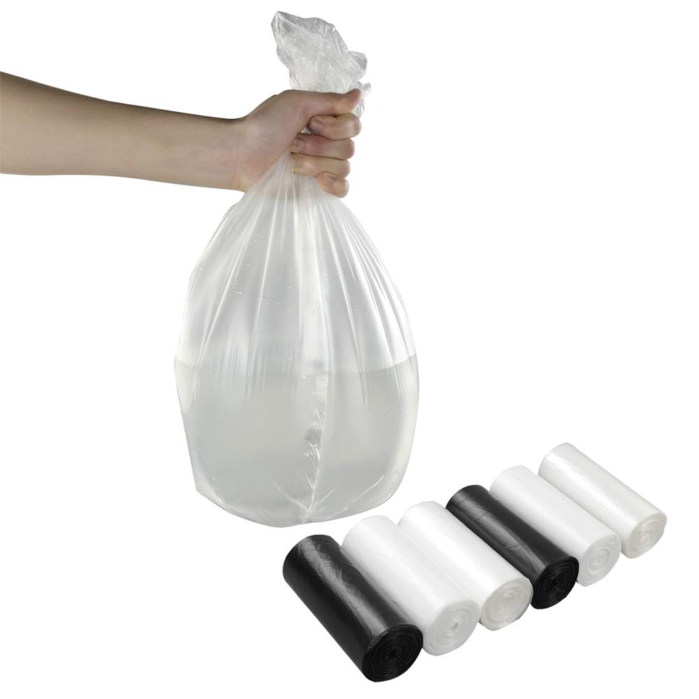 Nicesh 1.6 Gallon Trash Can Liners,150 Counts, BCW
