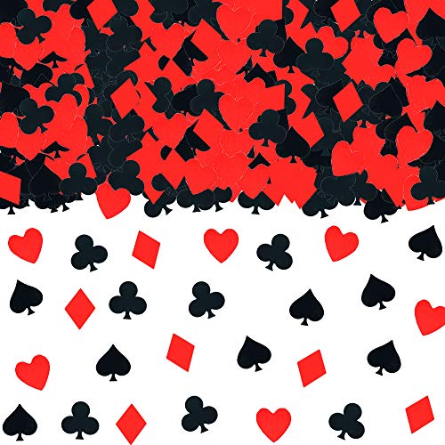 Poker Confetti Casino Confetti-Table Decoration Party Confetti Sprinkles or DIY for Wedding Birthday Bday Baby Shower Engagement Bachelorette Party Supplies (Poker)