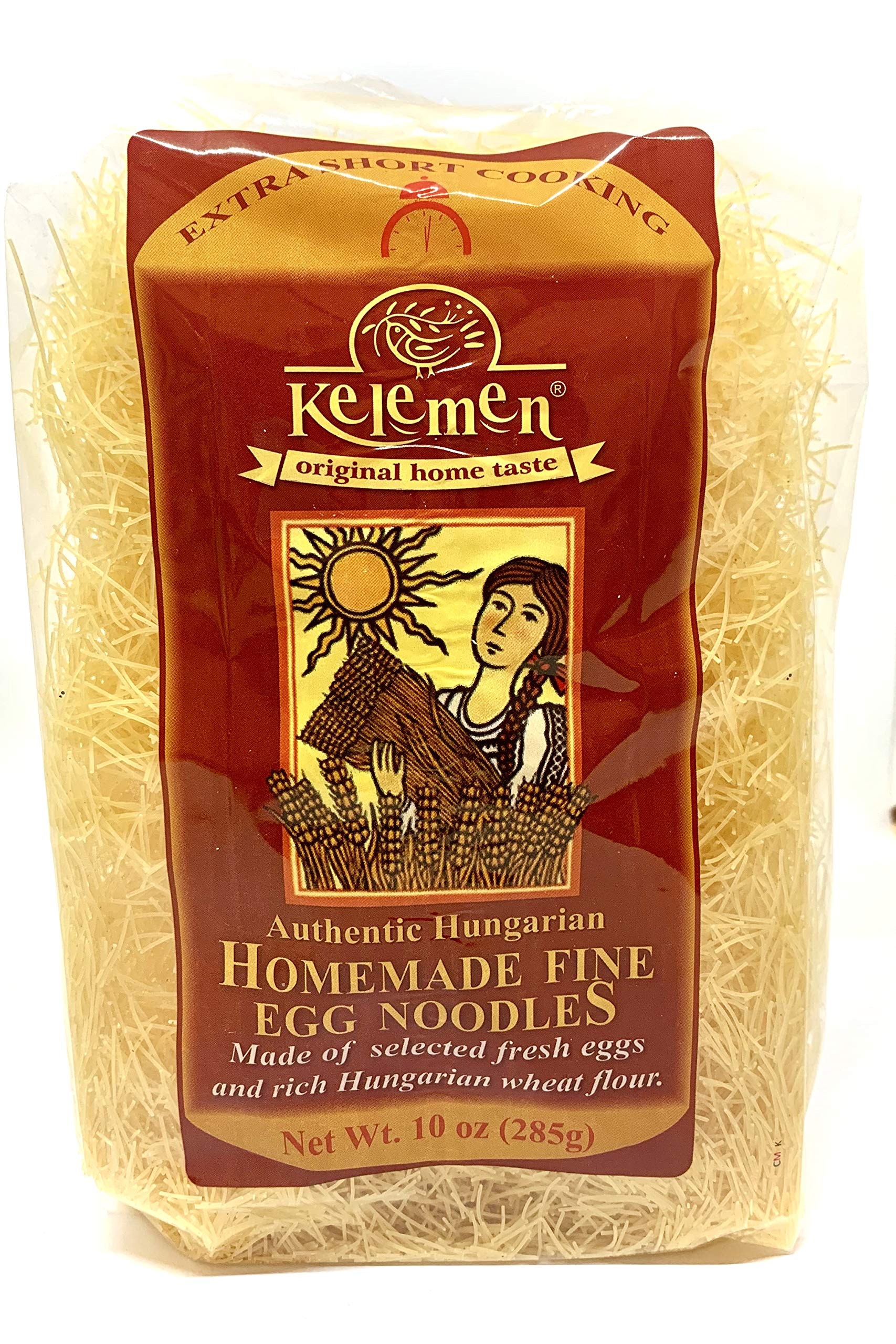 Kelemen Authentic Hungarian Homemade Fine Egg Noodles ( Pack of 2)…