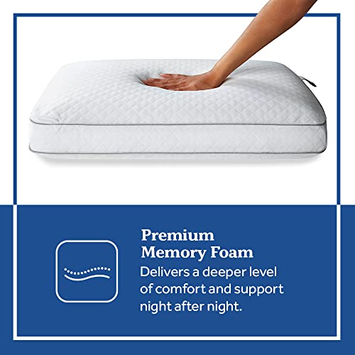 Sealy Essentials Pillow, Standard, White 2 Count