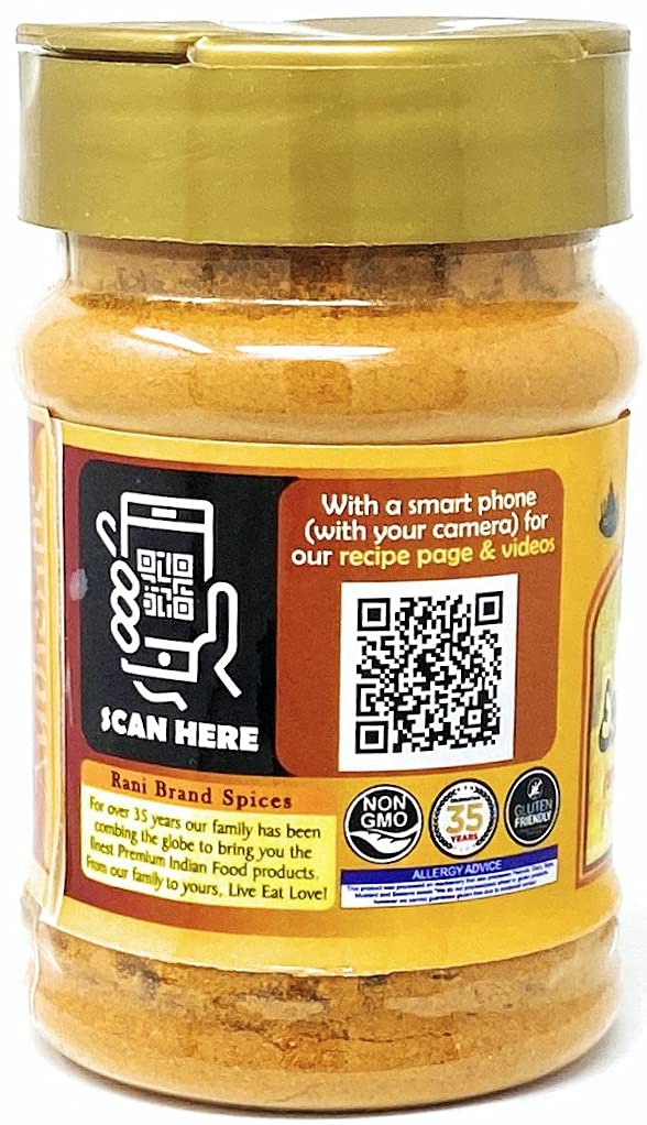 Rani Egg Curry Masala Indian 21-Spice Blend 3oz (85g) PET Jar ~ Shaker Top For Your Eggs or Tofu Scramble | All Natural | Vegan | Gluten Friendly | NON-GMO | Indian Origin