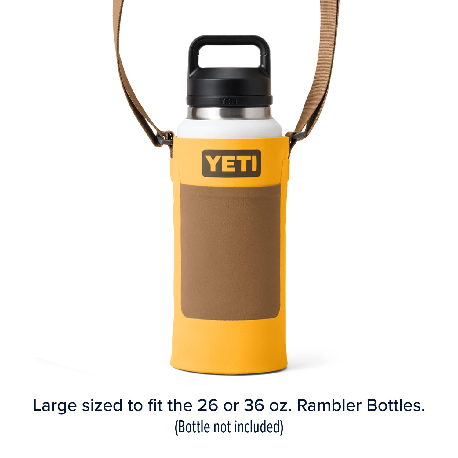YETI Large Bottle Sling for Rambler 26 & 36 oz. Bottles, Alpine Yellow For Dog