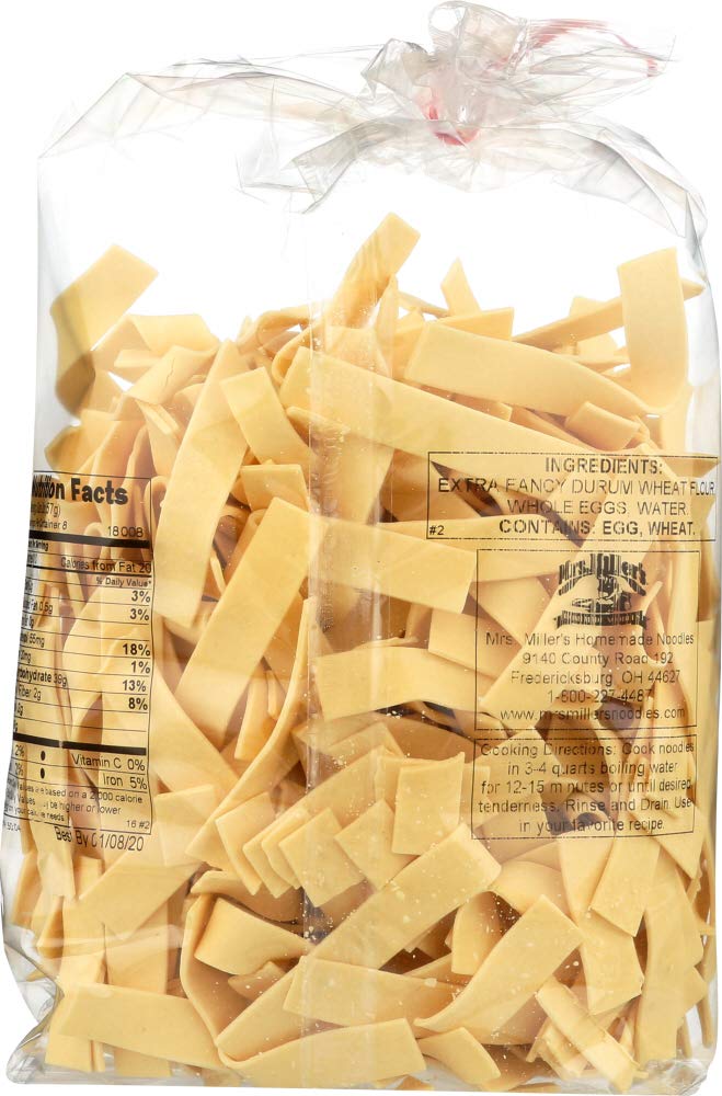 Mrs. Miller's All Natural Old Fashioned Egg Noodles Wide -- 16 oz - 2 pc