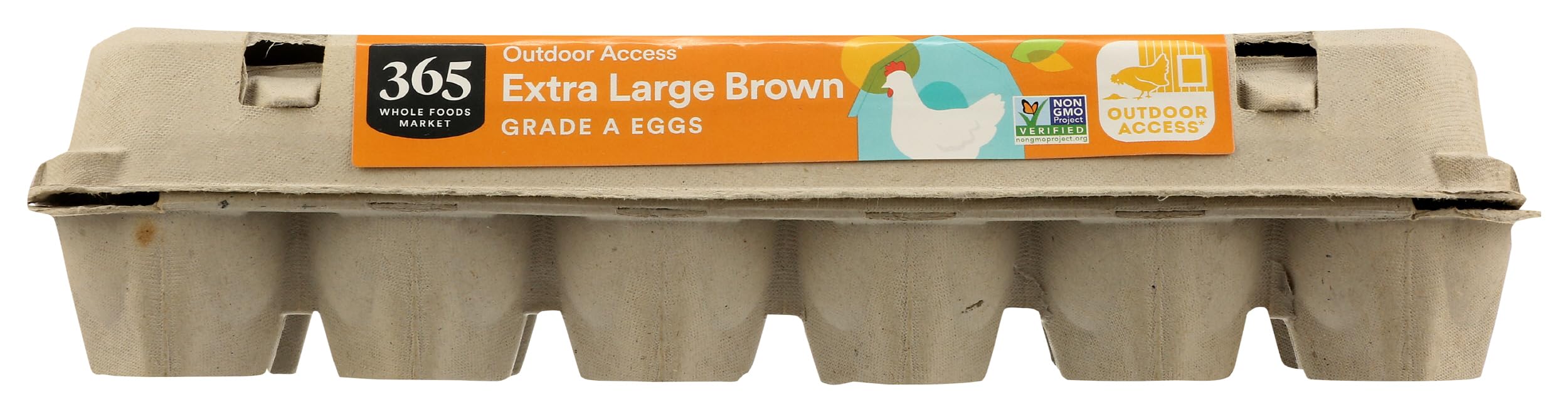 365 by Whole Foods Market, Eggs Brown Cage Free Extra Large, 12 Count